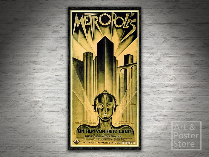 Second Life Marketplace - METROPOLIS | Vintage Movie Poster #01 | Plain ...
